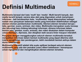 Multimedia Definition | PPTX