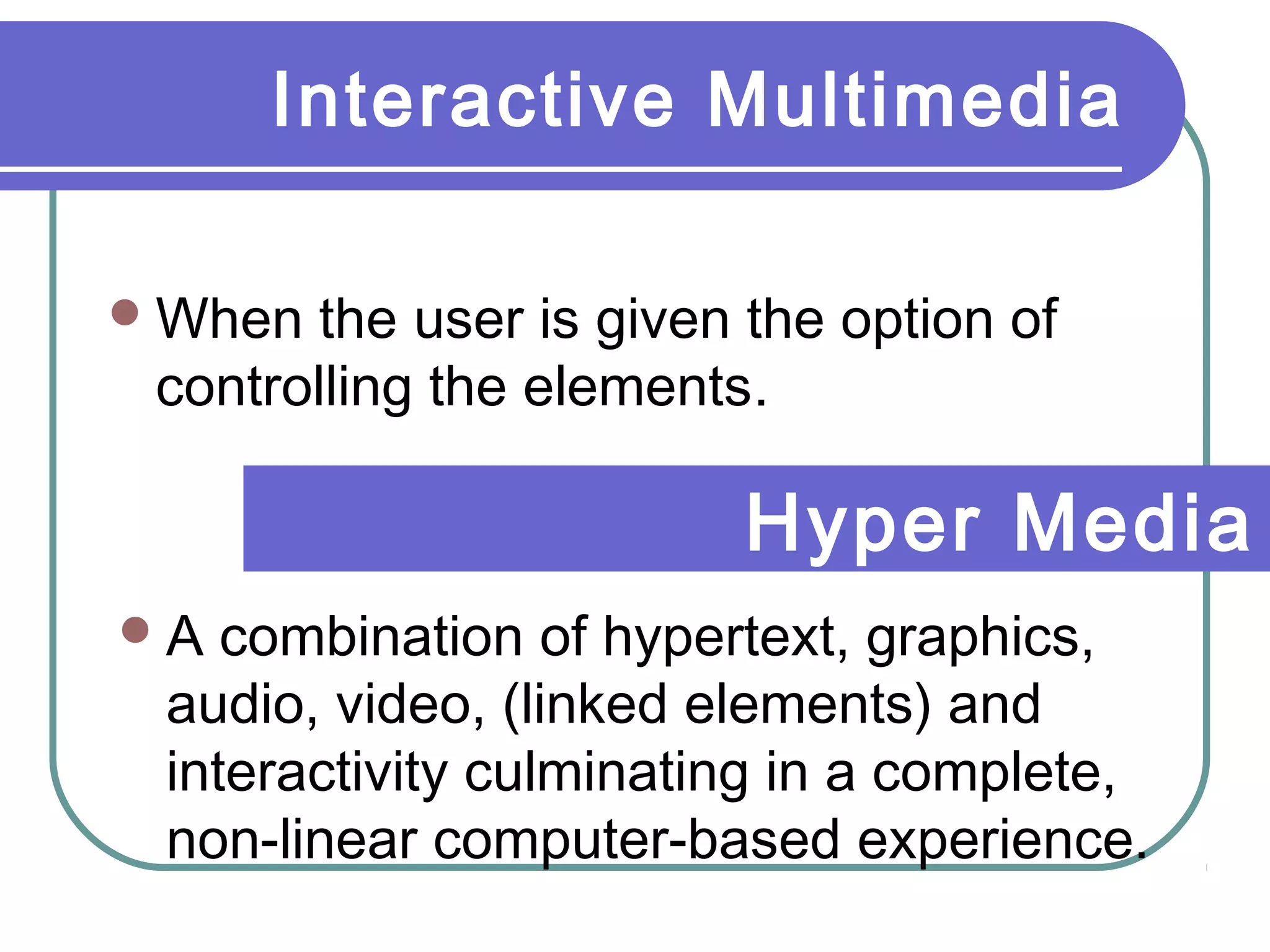 Multimedia Basics | PPT