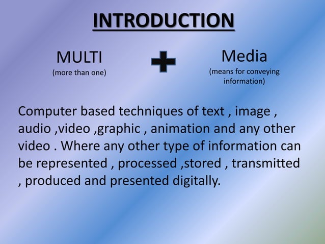 Multimedia | PPT