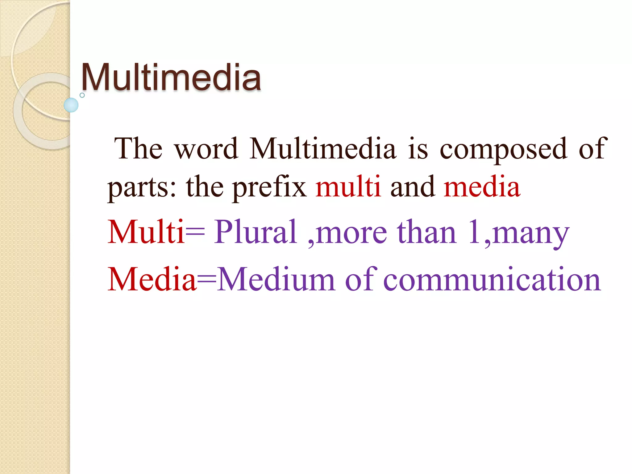 Multimedia | PPTX