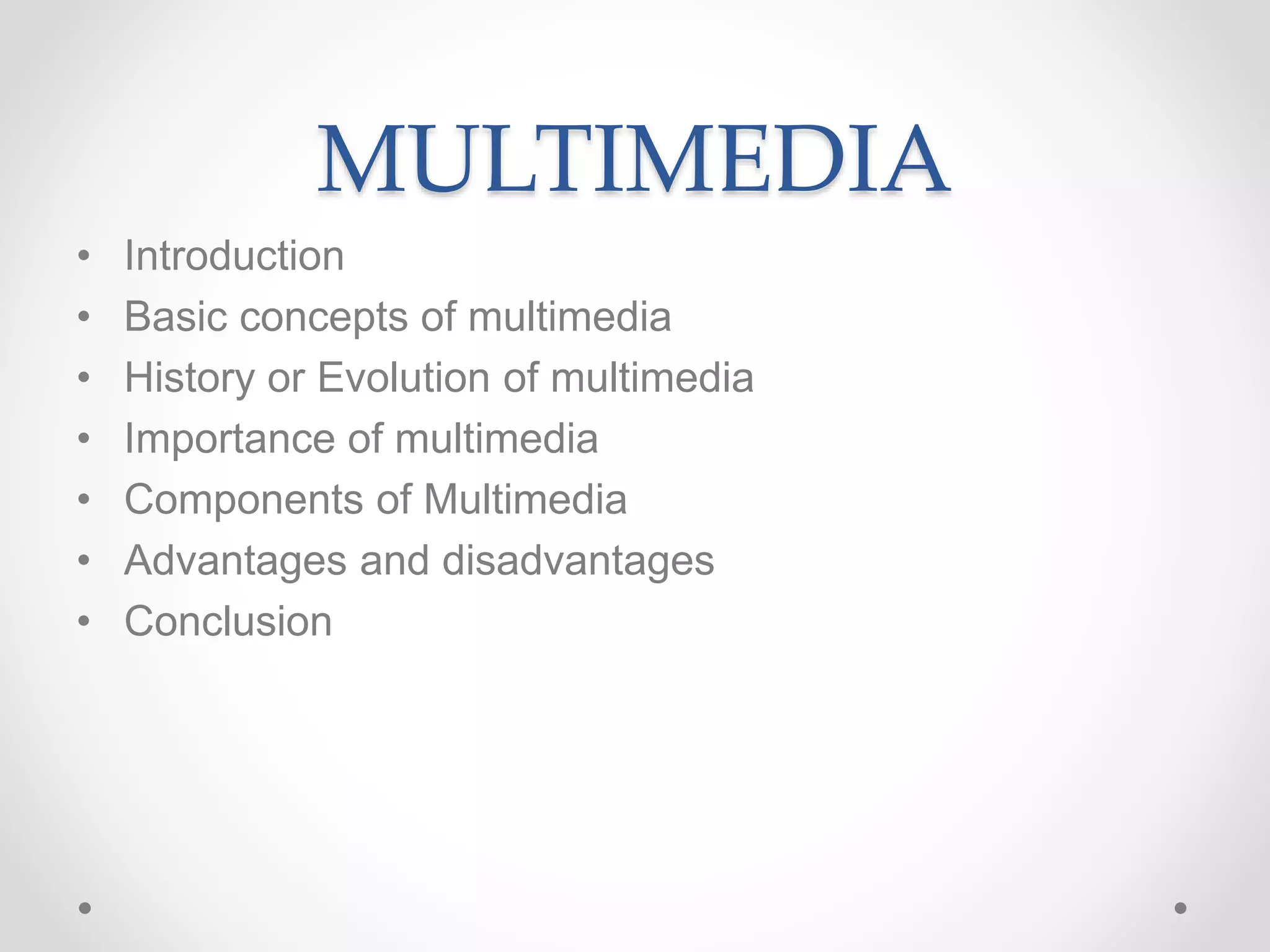 Multimedia | PPTX | Internet for Beginners | Internet