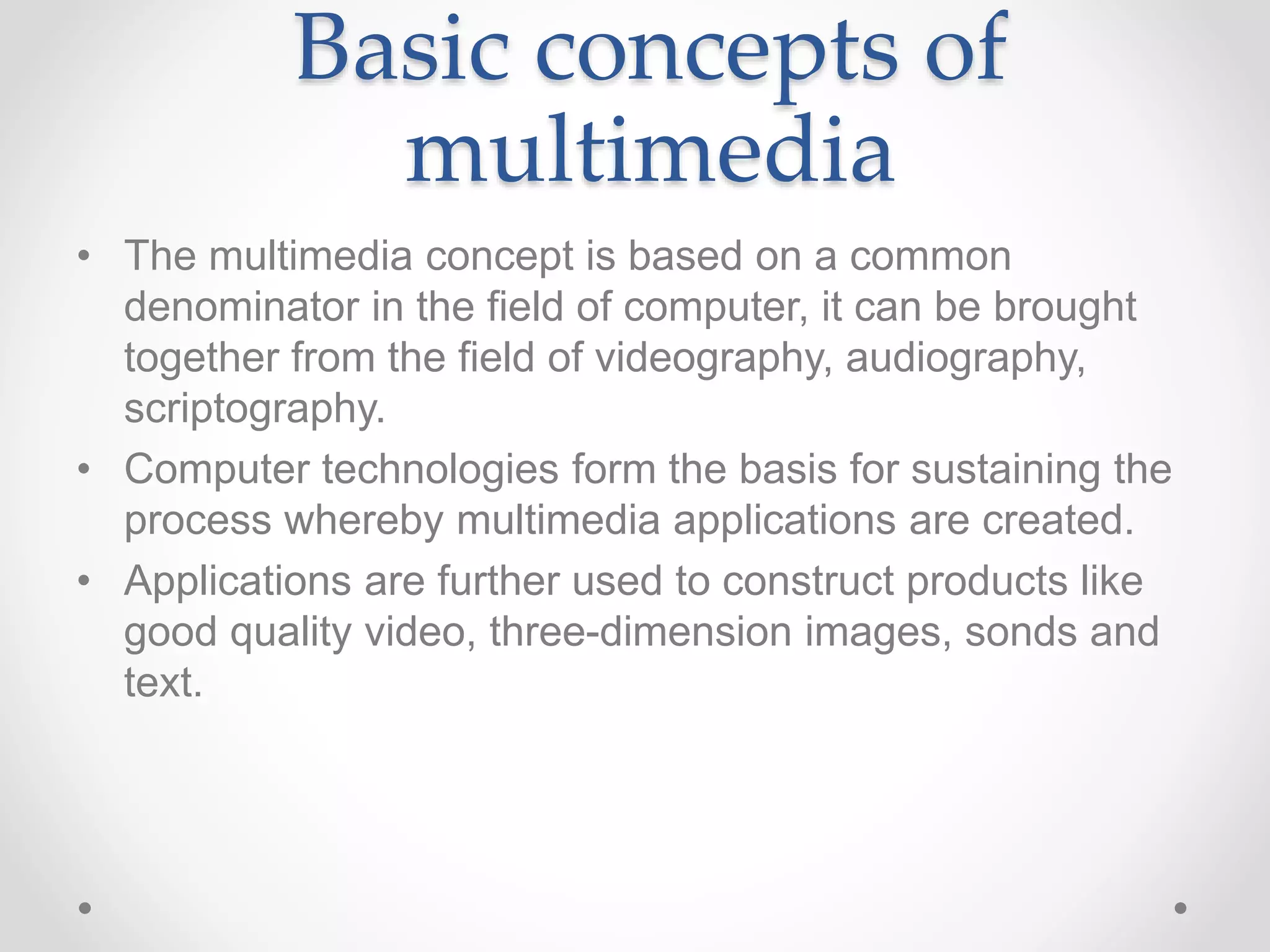 Multimedia | PPTX | Internet for Beginners | Internet