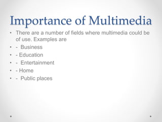 Multimedia | PPTX | Internet for Beginners | Internet