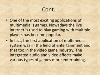 Unit - 3 of computer (Multimedia) | PPTX