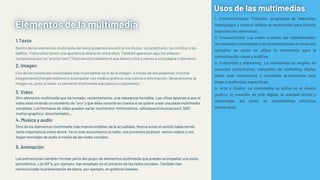 que es la multimedia según autores y tipos de multimedia | PDF