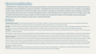 que es la multimedia según autores y tipos de multimedia | PDF