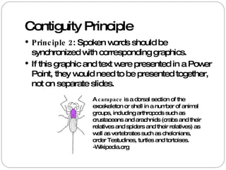 Multimedia And Contiguity Principles | PPT