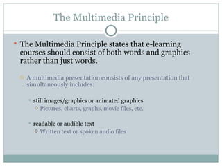 Multimedia And Contiguity Principles Casey Susan | PPT