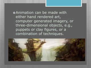 Multimedia animation basic concepts | PPTX