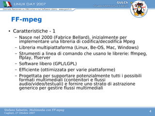 Multimedia con FFmpeg | PPT