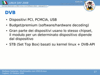 Multimedia con GNU/Linux | PPT