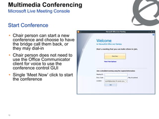 Multimedia Conferencing Customer Presentation | PDF