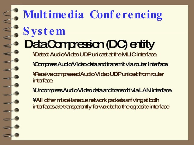 Multimedia Conferencing System | PPT