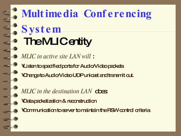 Multimedia Conferencing System | PPT
