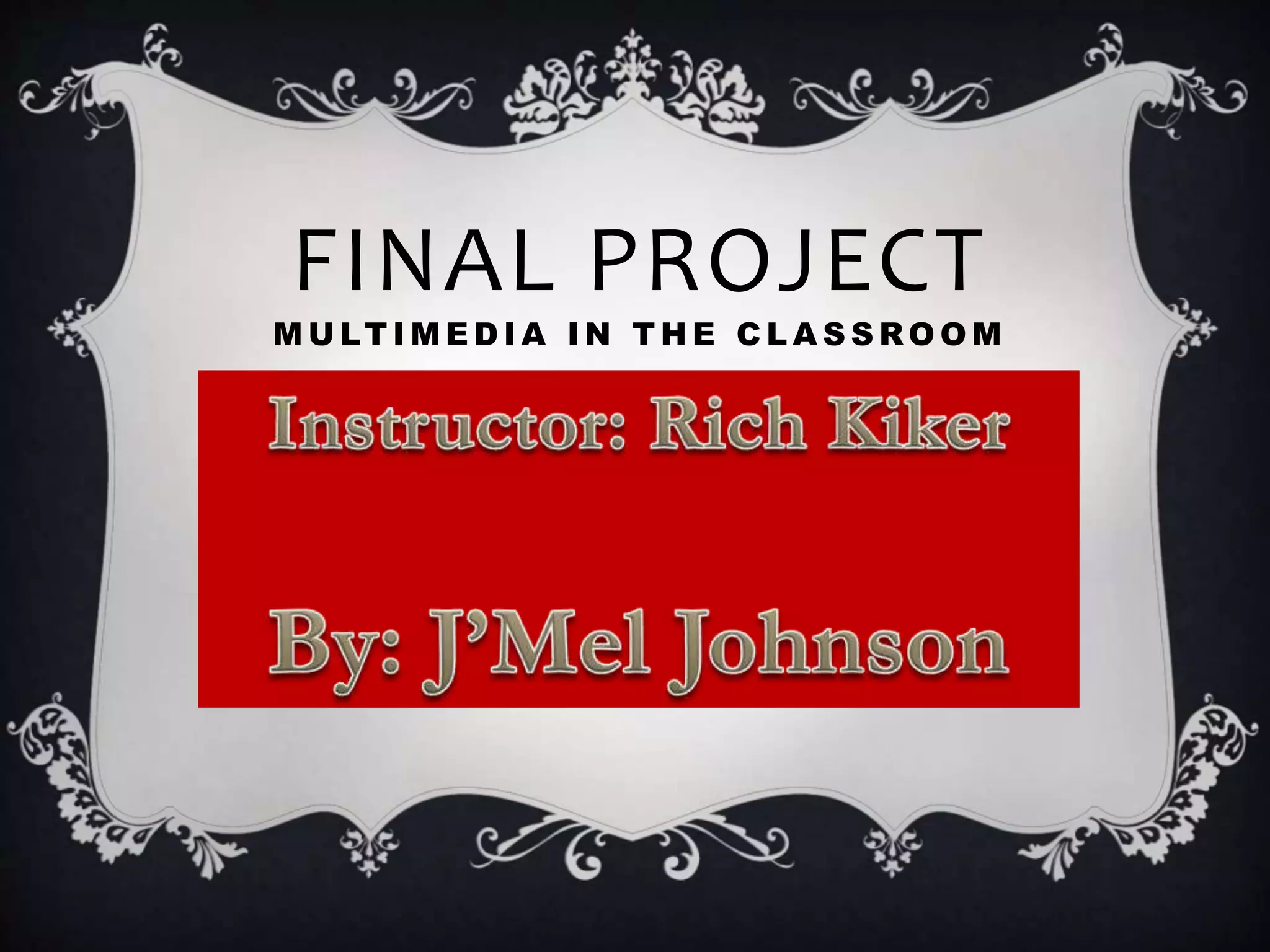 Multimedia final project | PPTX