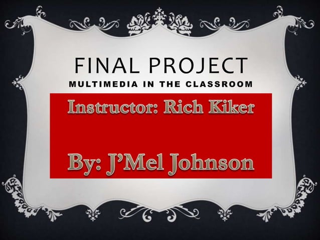 Multimedia final project | PPTX