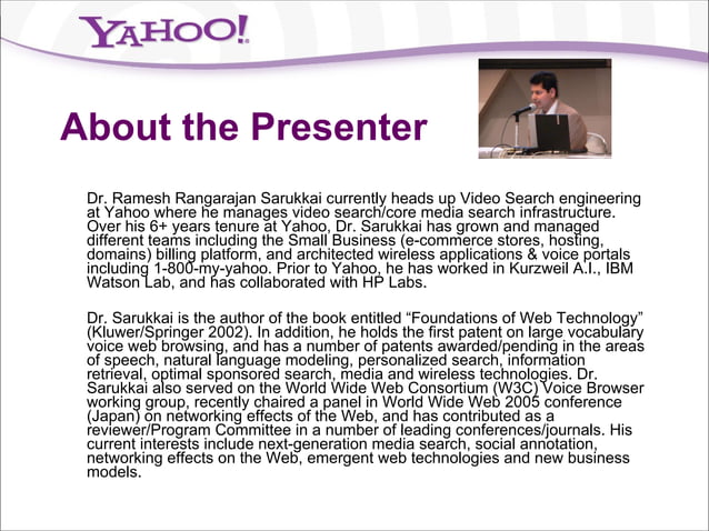 Multimedia Information Retrieval: What is it, and why isn't ... | PPT