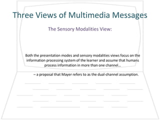Multimedia Learning | PPT