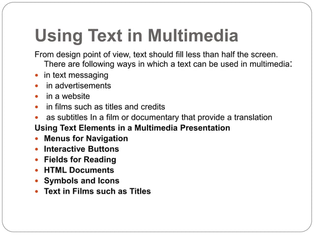 Multimedia-Lecture-3.pptx | Desktop Publishing | Computer Software and Applications