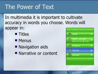 Multimedia: Making it Happen - Text | PPT
