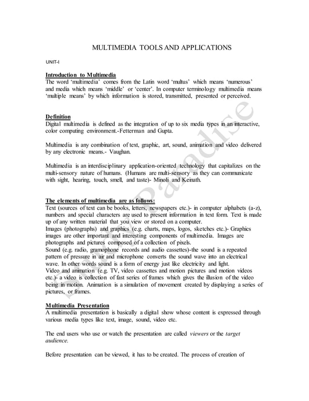 Multimedia unit-1.doc