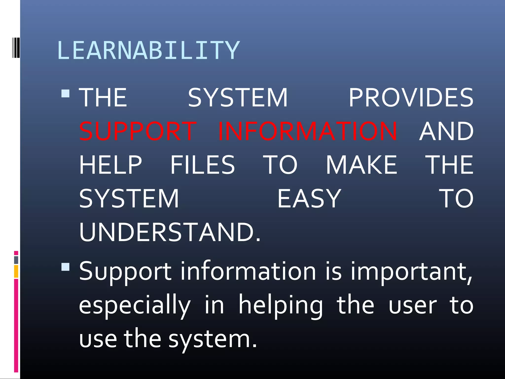 Multimedia user interface principles | PPT