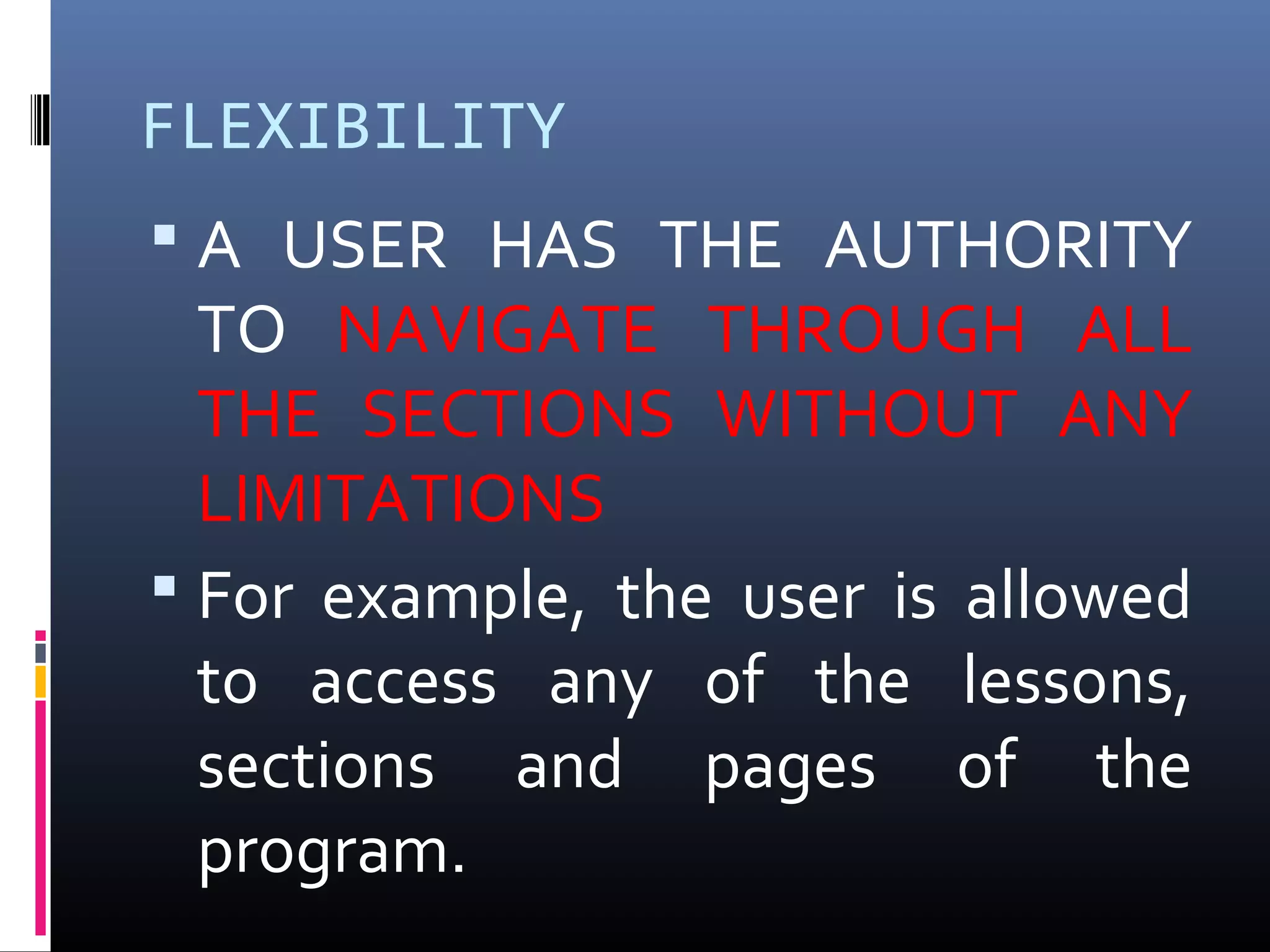 Multimedia user interface principles | PPT