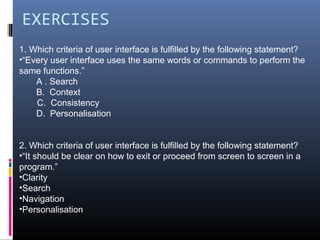 Multimedia user interface principles | PPT