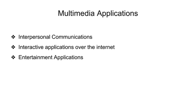 Multimedia compression networks | PPT