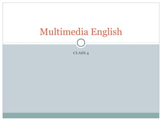 Multimedia04 | PPT
