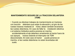seguridad en el tractor | PPTX