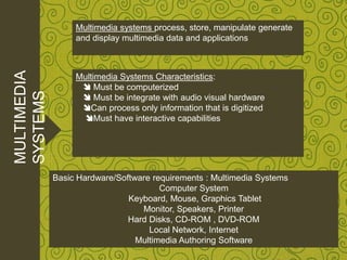 Multimedia | PPTX | Computing | Technology & Computing