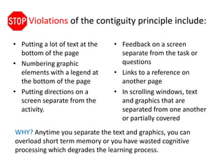 Multimedia And Contiguity Principles | PPTX