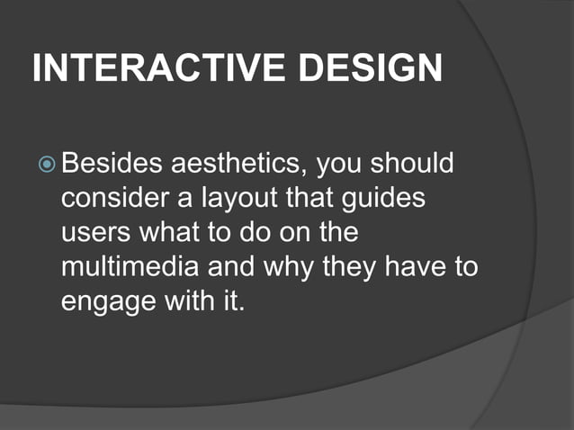 Multimedia and interactive | PPT