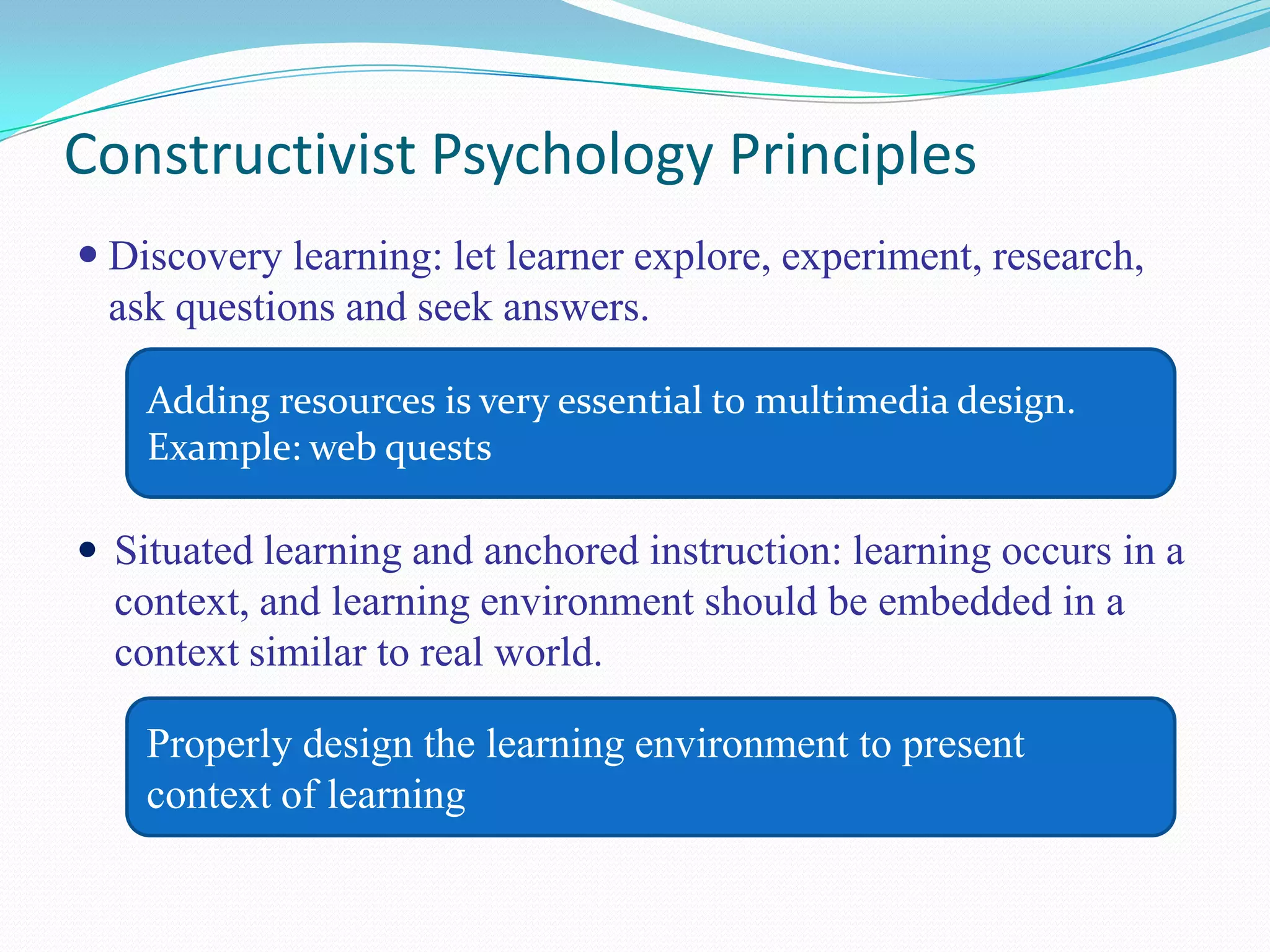 Multimedia and learning_principles | PPT
