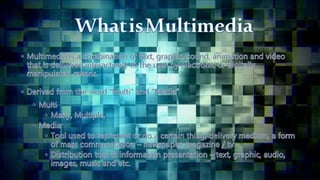 Multimedia & Animation | PPTX