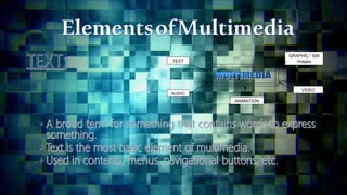 Multimedia & Animation | PPTX