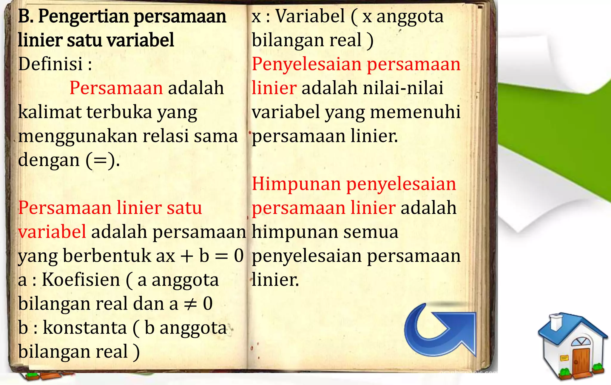 PPT Interaktif Pembelajaran Matematika Materi Sistem Persamaan Linier ...