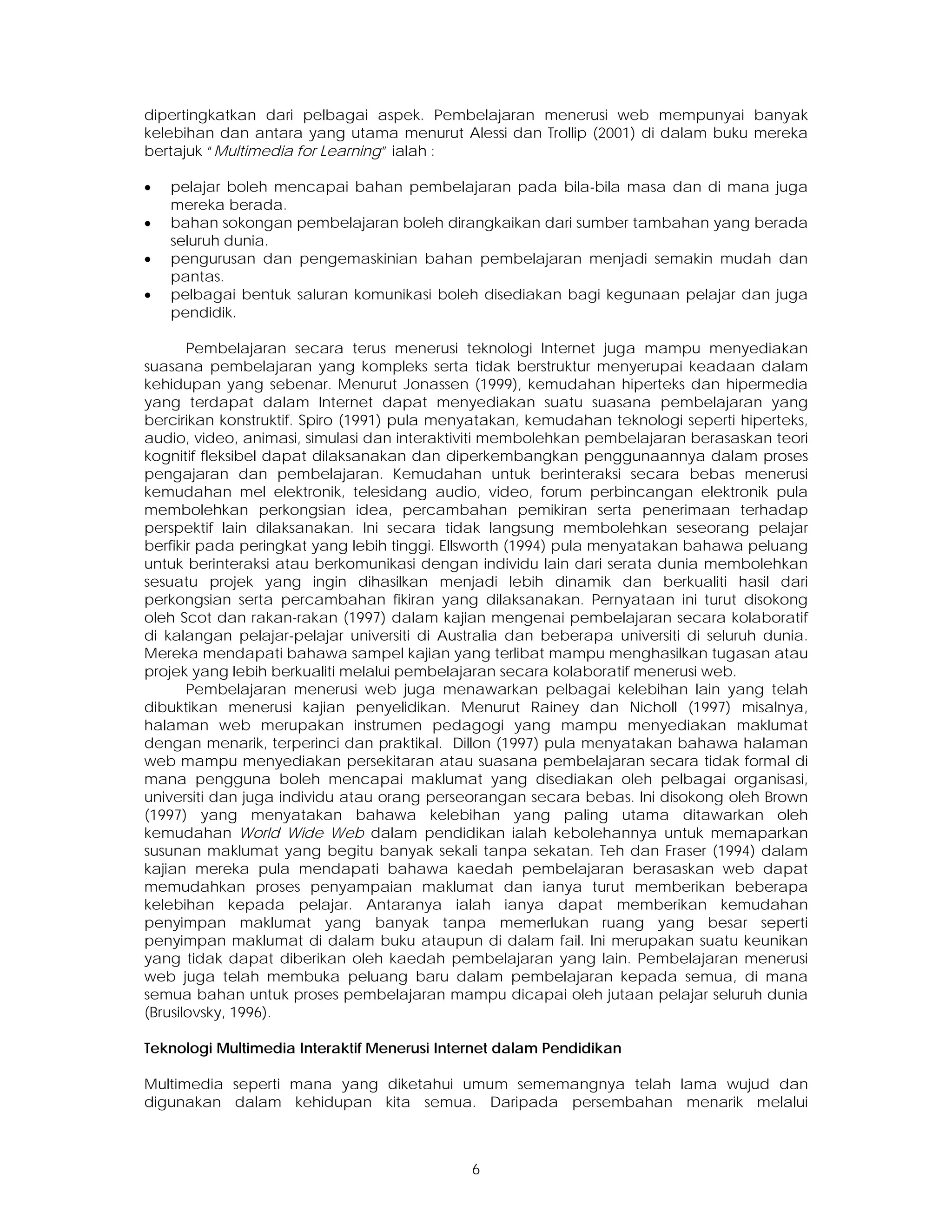 Multimedia & aplikasinya dalam pendidikan | PDF