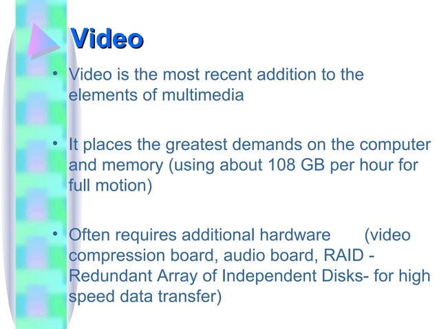 Multimedia applications | PPT