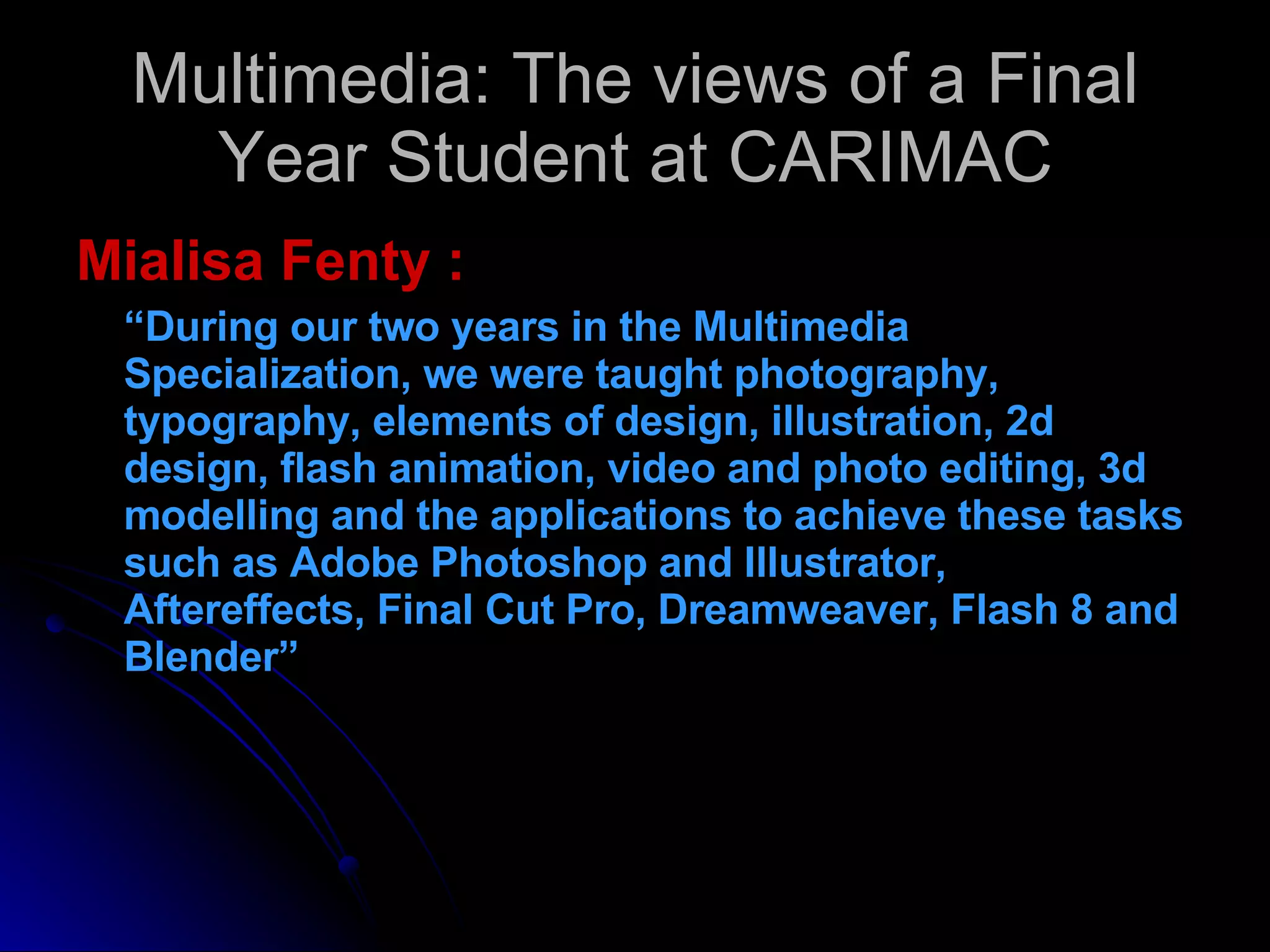 What is Multimedia by Georgina Worgs | PPT