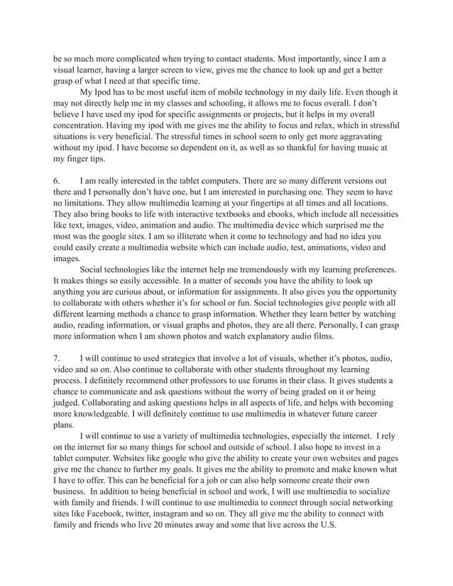 Multimedia assignment | PDF