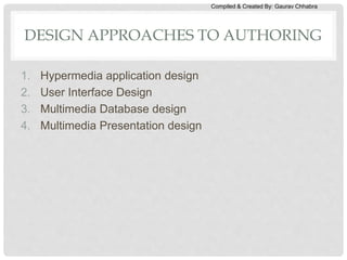 Multimedia authoring and methaphors | PPTX