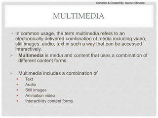 Multimedia authoring and methaphors | PPTX