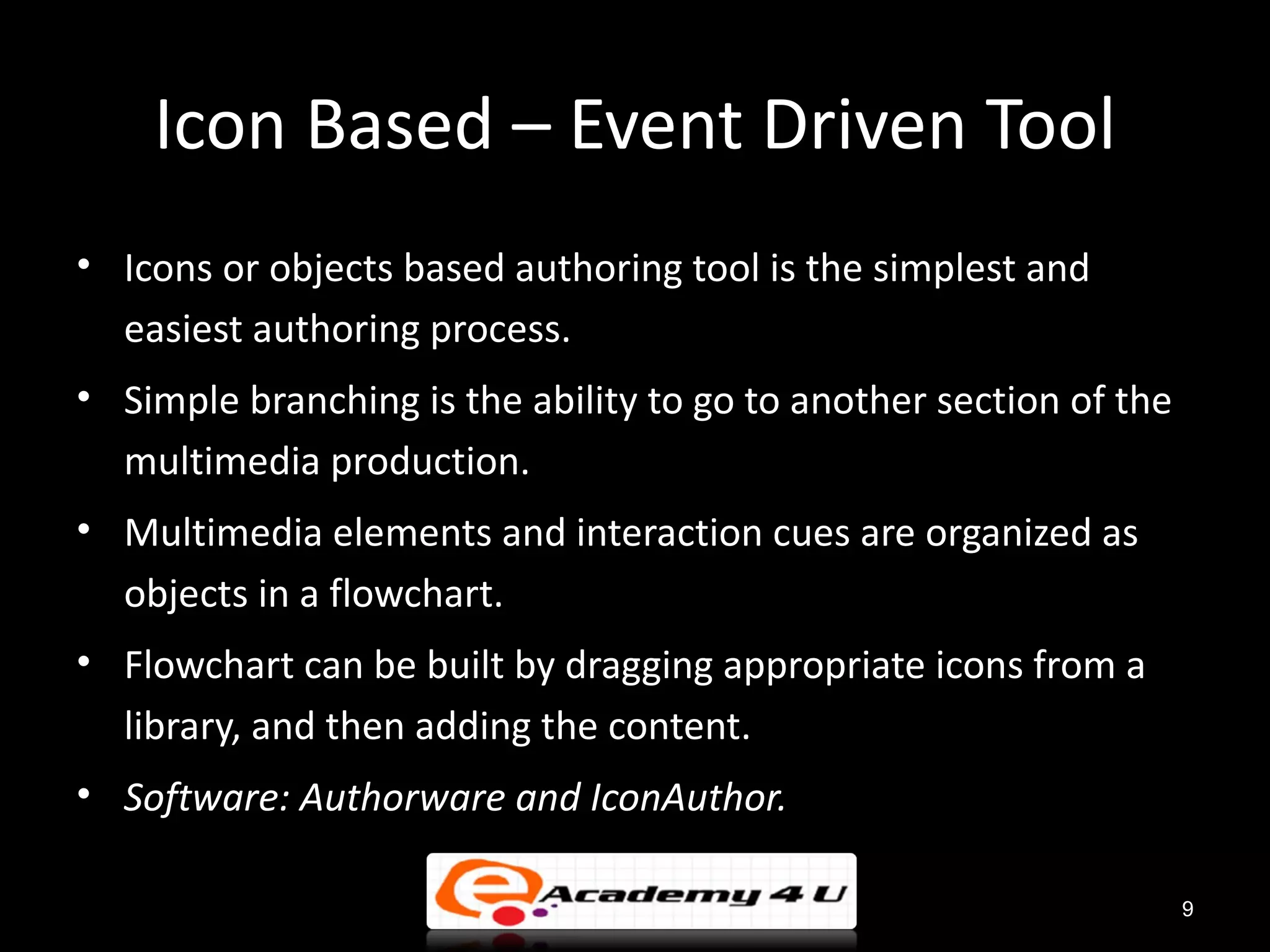 Multimedia authoring tools | PPT