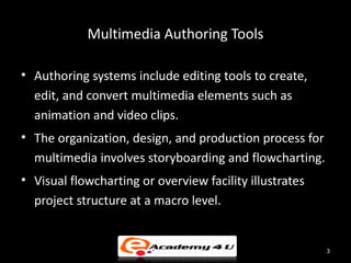 Multimedia authoring tools | PPT