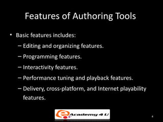Multimedia authoring tools | PPT