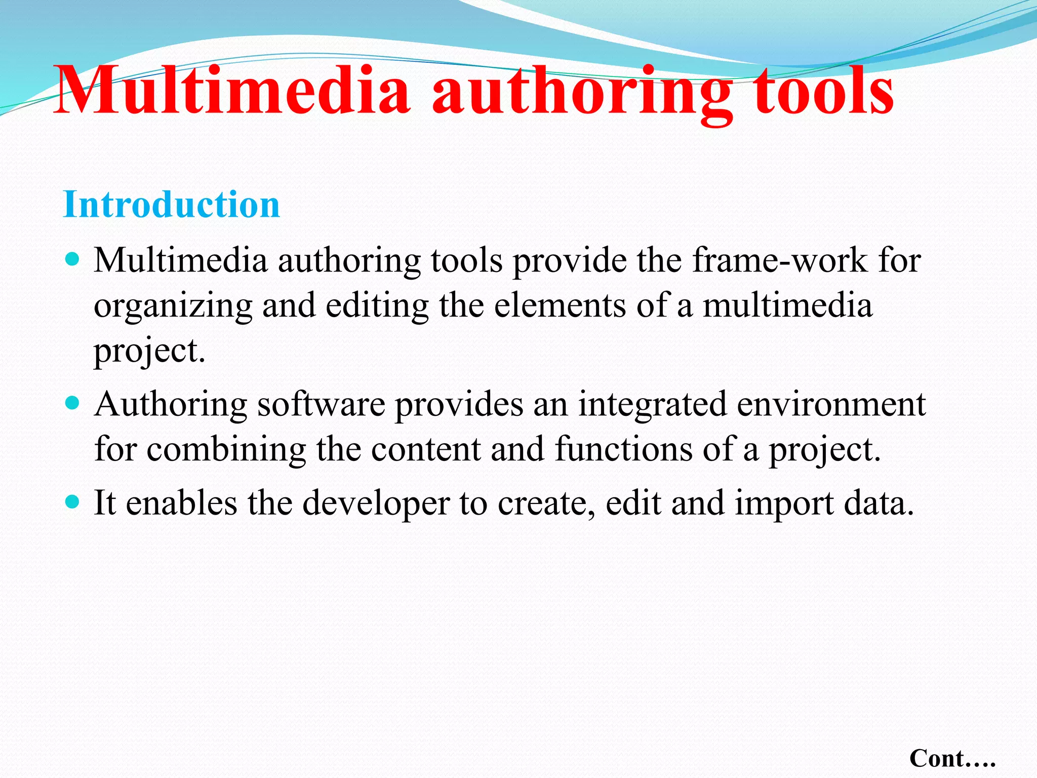 Multimedia authoring tools- CD and DVD writing technique - Copy.pptx