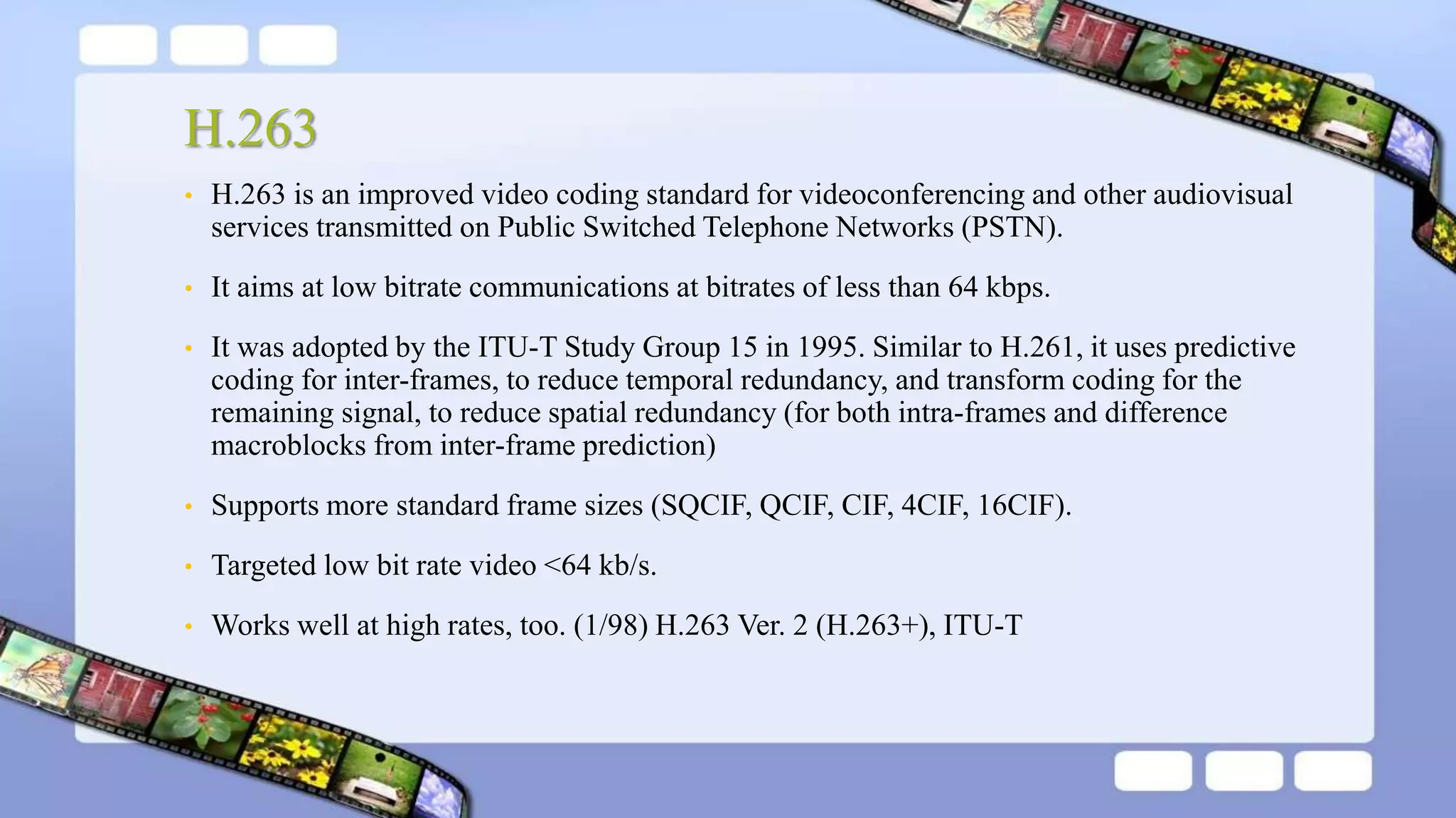 Multimedia basic video compression techniques | PPT