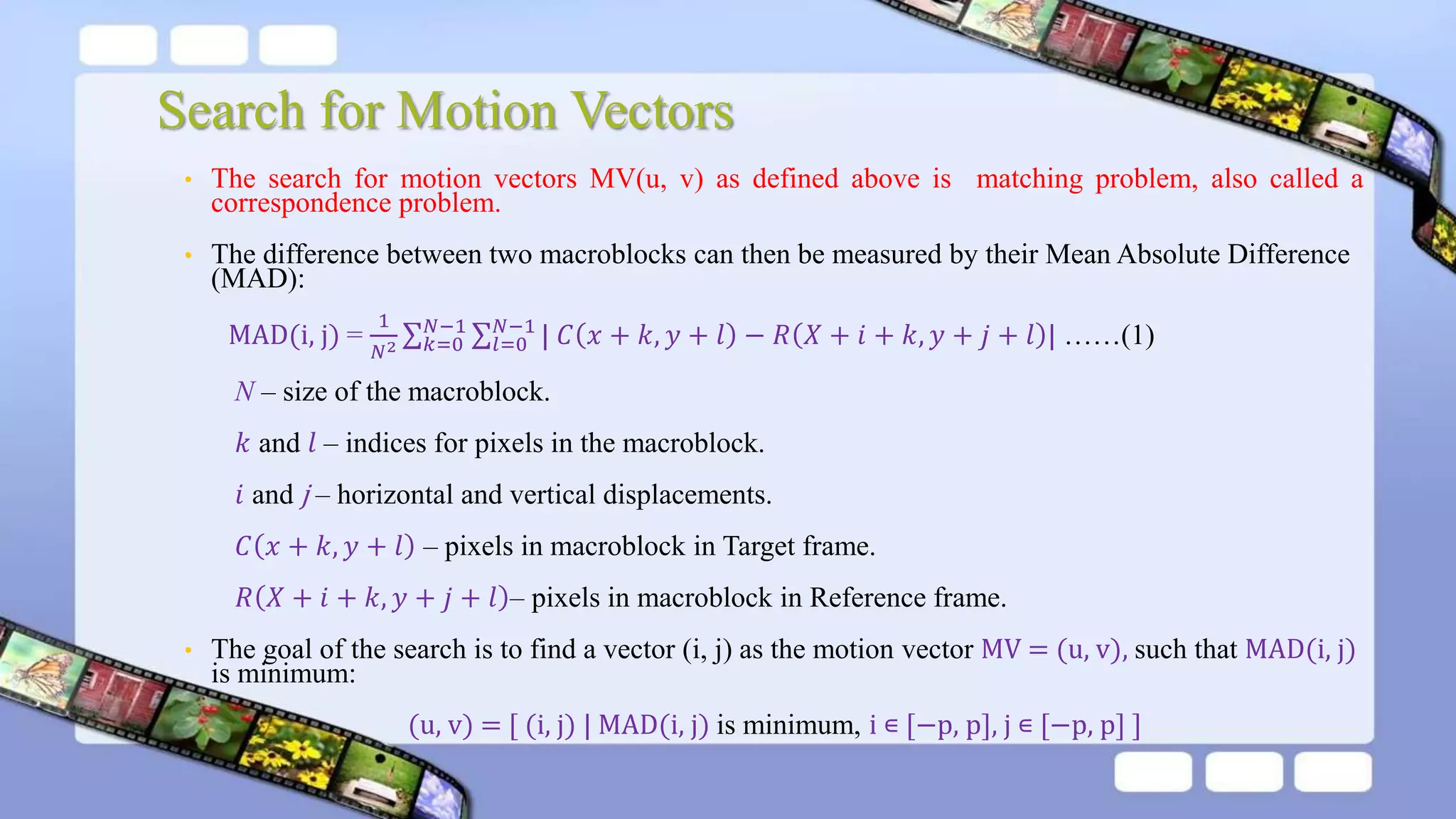 Multimedia basic video compression techniques | PPT